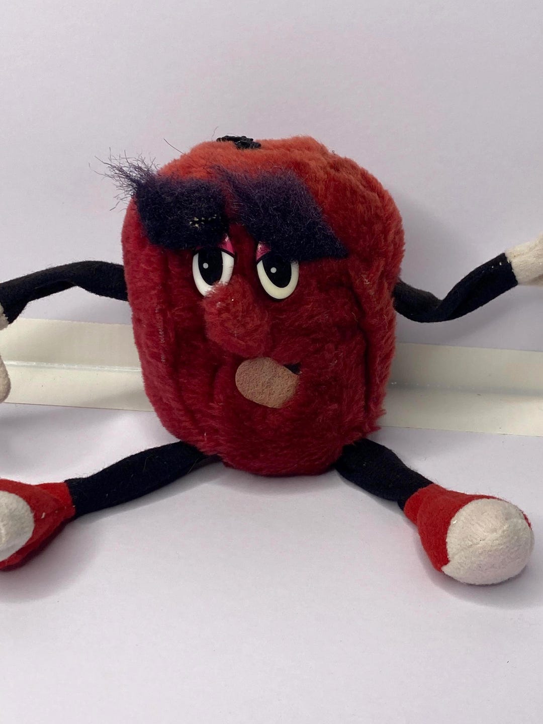 California Raisin Plush Poseable Arms and Legs Ace Novelty 8" Tall 1985 ...