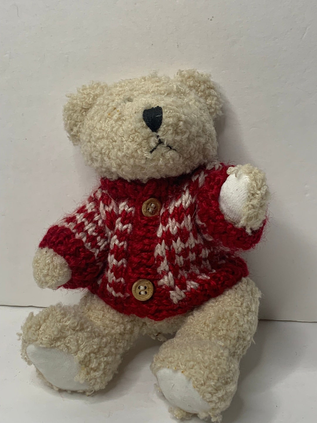 Hugfun Mini Plush Teddy Bear With Sweater 9" Tall Stuffed Animal Toy - Etsy