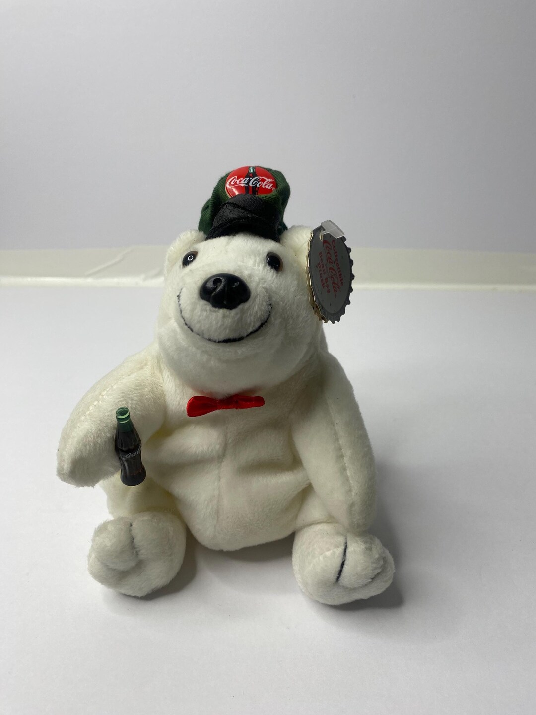 Coca Cola Plush Bear 6" Tall 1998 "the Coca Cola Company" With Tags ...