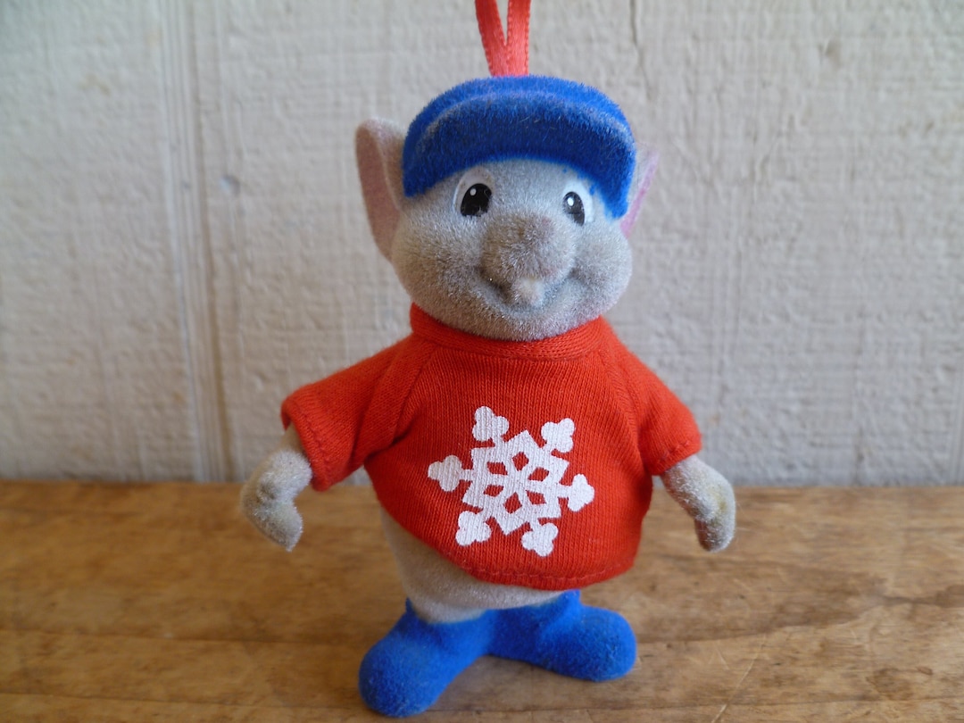 Rescuers Down Under Bernard Flocked Ornament Disney 4 Tall 1990 - Etsy