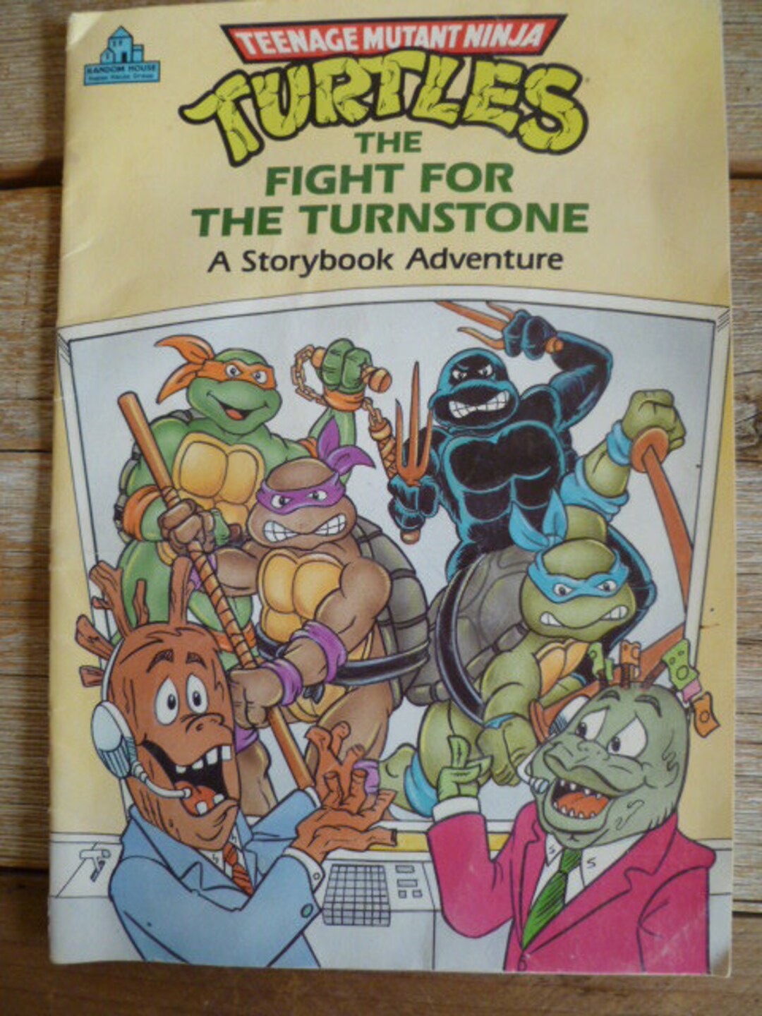 Teenage Mutant Ninja Turtles Storybook Adventure Book Vintage ...