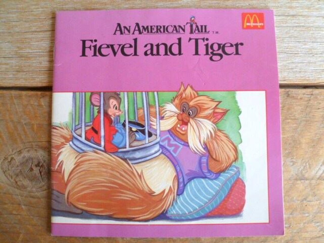 Buy Mcdonalds an American Tail Fievel and Tiger Book Online in India - Etsy