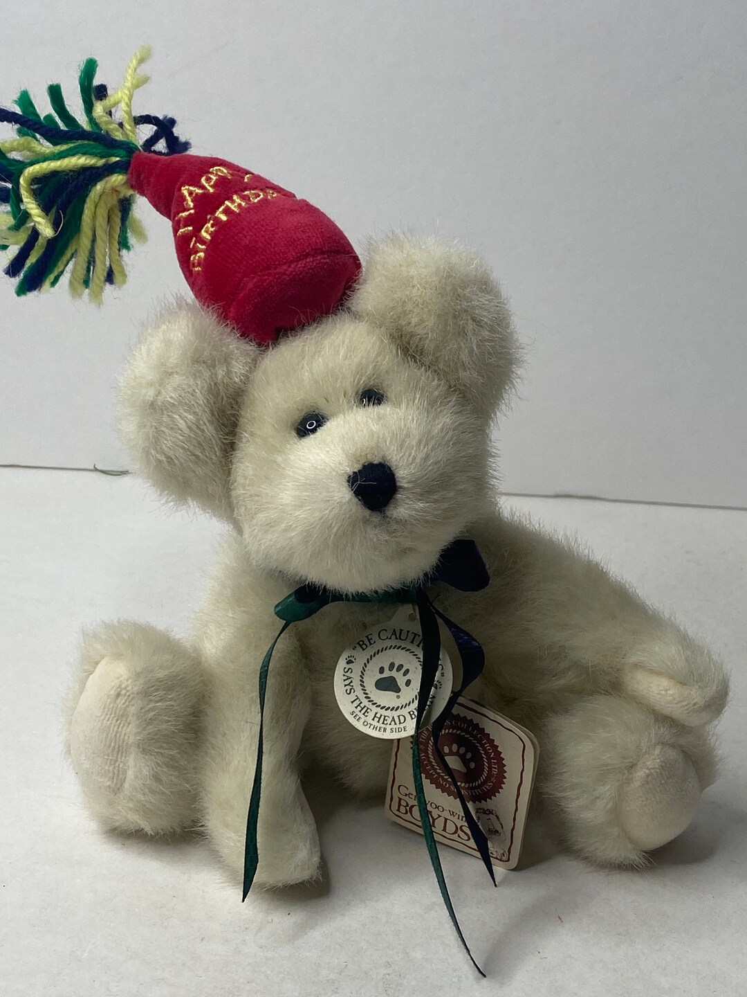 Boyd's Bears Plush Teddy Bear happy Birthday W/ Tags 10 Tall 2001 ...