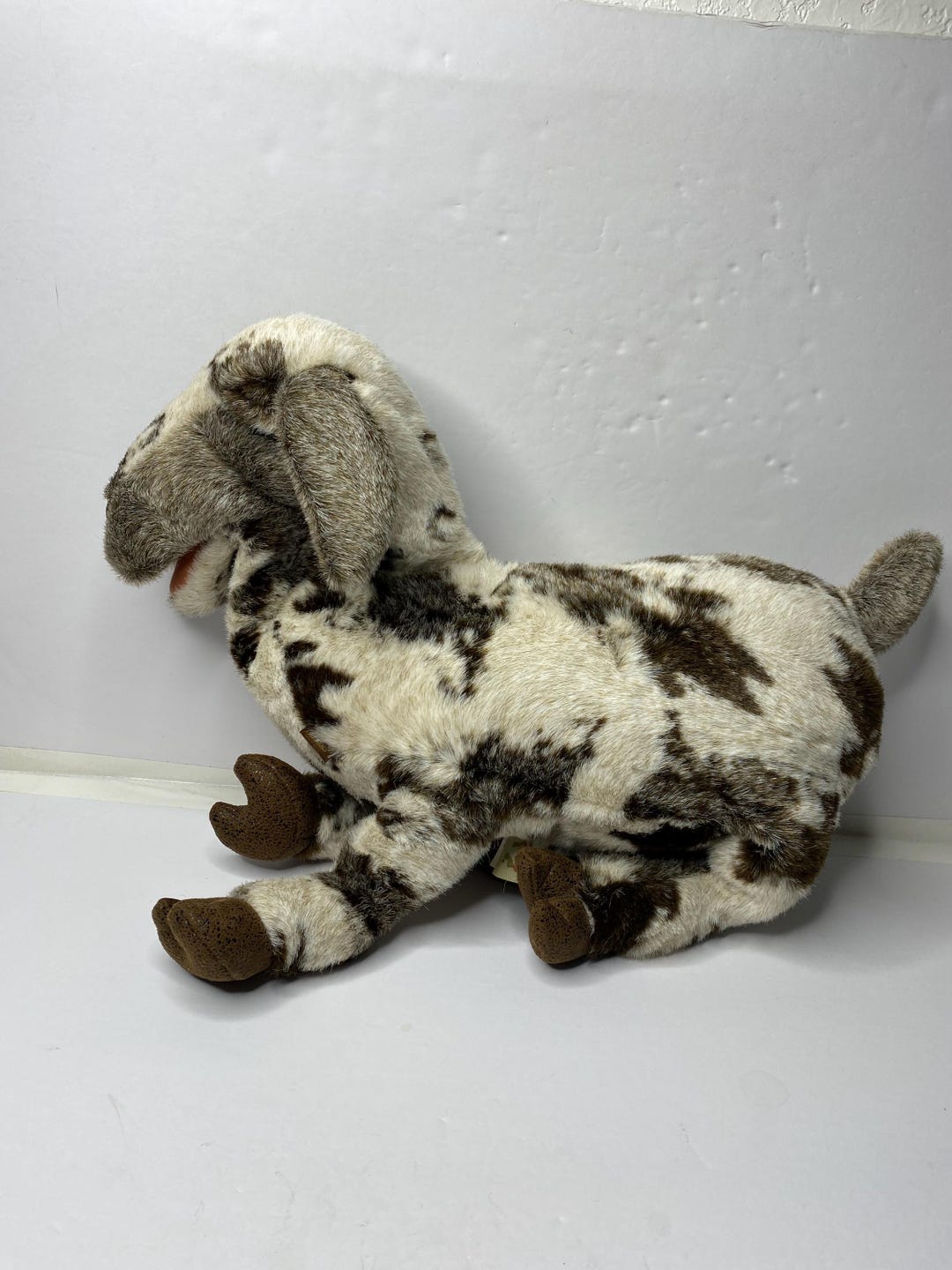 Folkmanis Screaming Goat Plush Hand Puppet 19" Long Stuffed Animal Toy ...