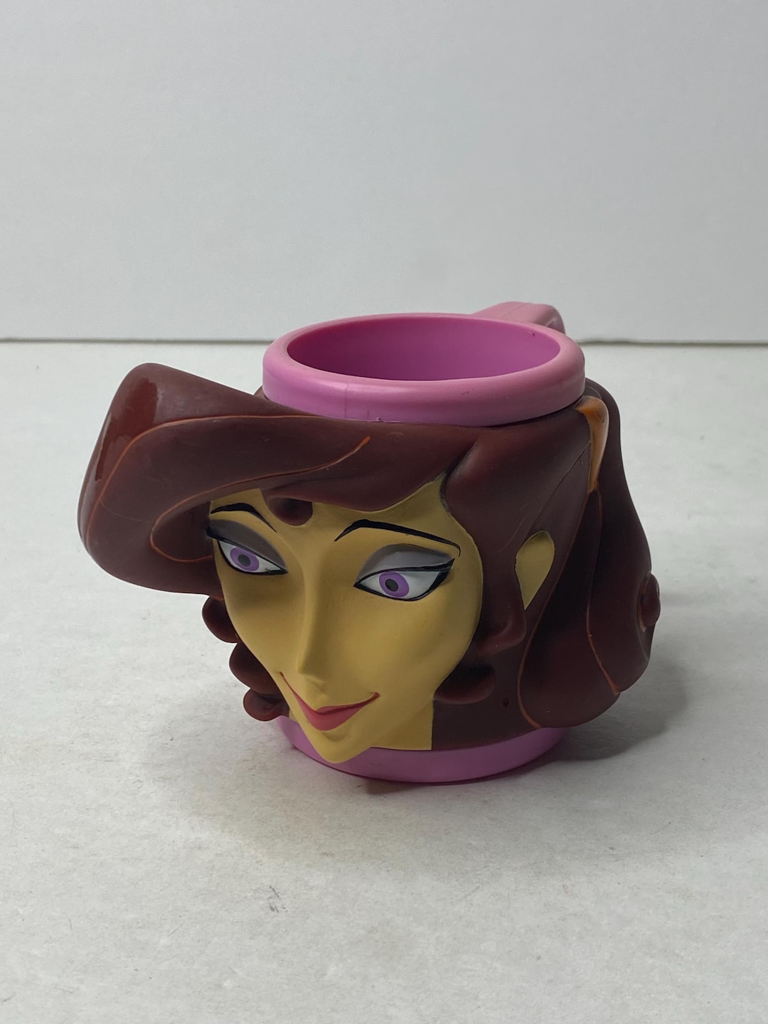 Disney Hercules Megara 3D Collectors Cup Mug Applause 6 Wide X 3.5 High ...
