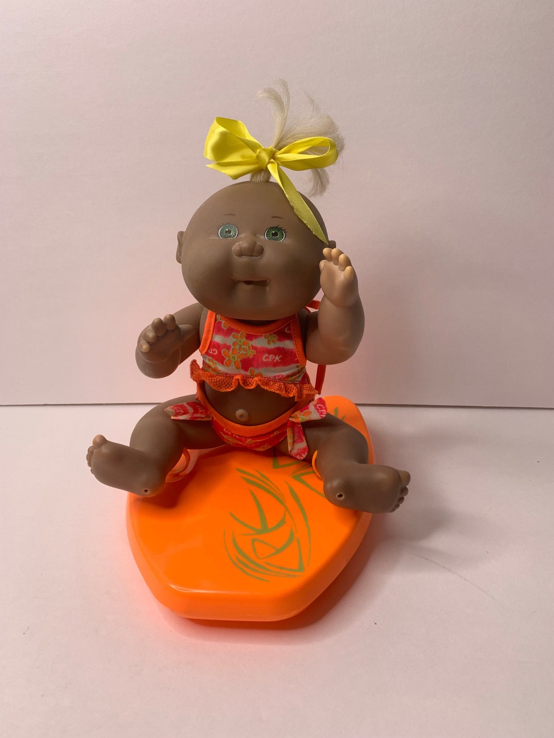 Cabbage Patch Kids Kick and Splash With Surf Board Preemie Girl Doll ...