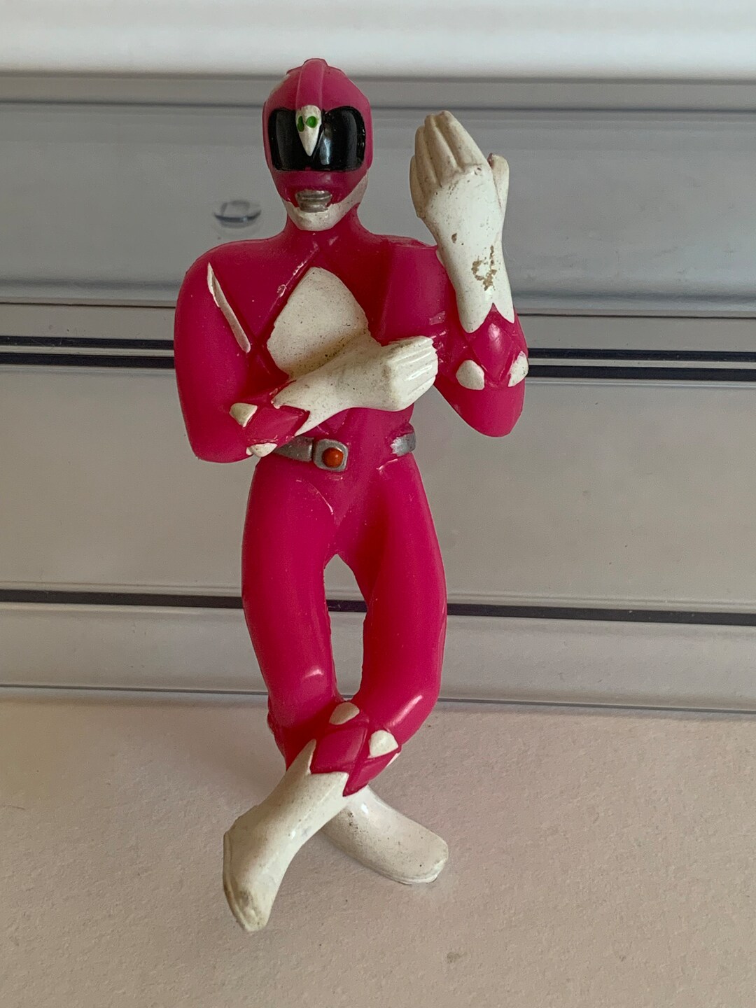 Mighty Power Rangers Straw Sitter Figure 3.5" Tall 1998 Bandai - Etsy