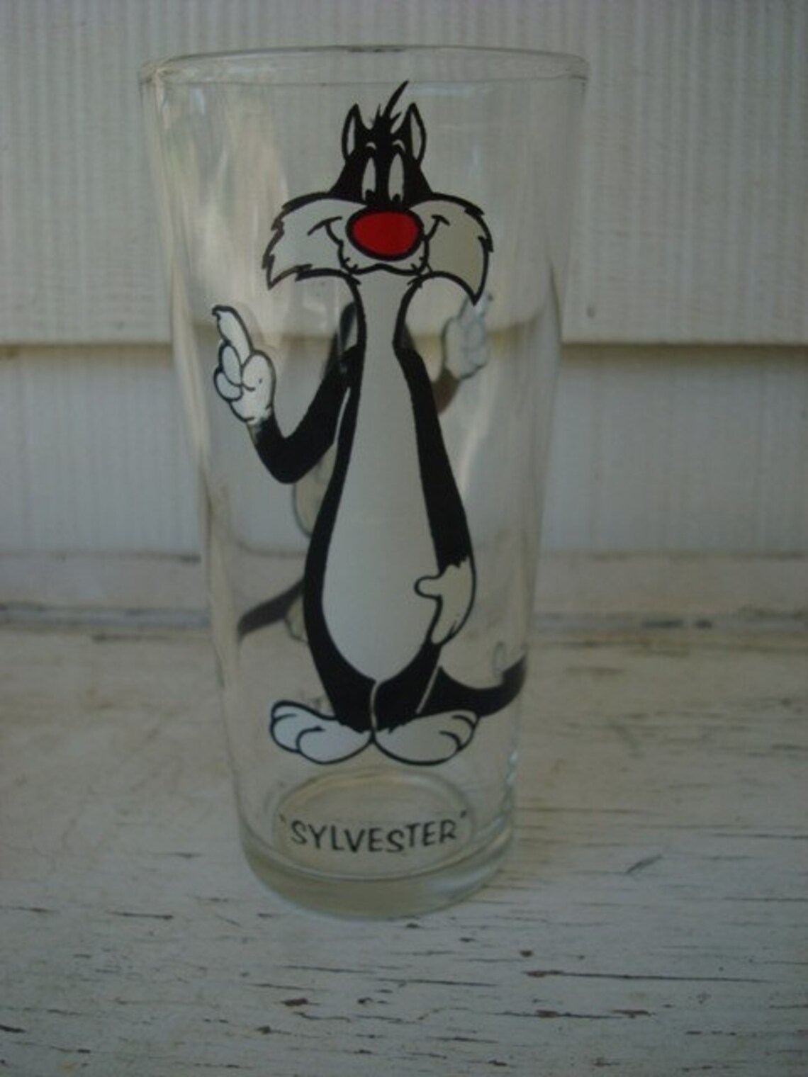 Sylvester the Cat Collector Glass Warner Bros 1973 - Etsy