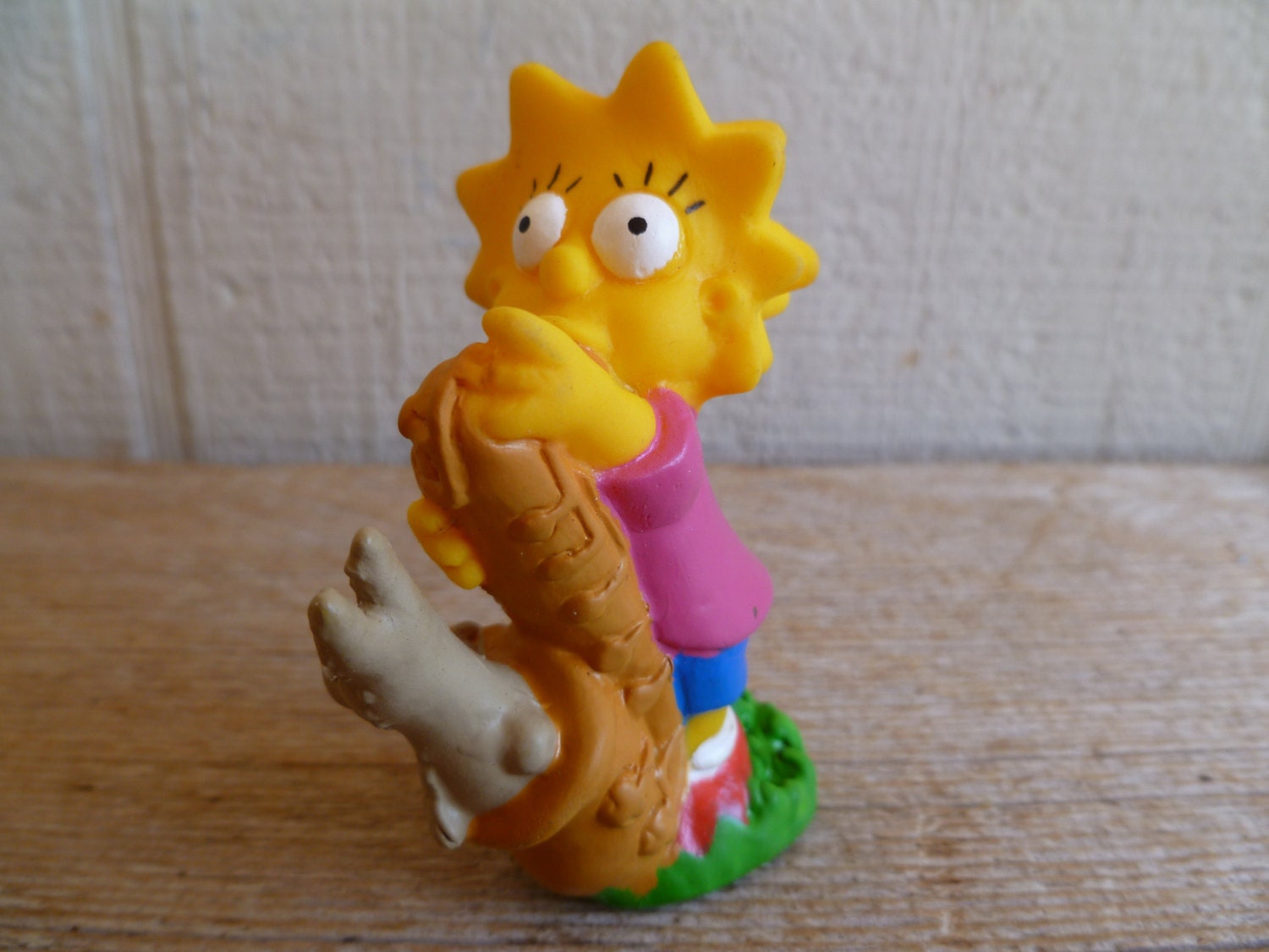 Lisa Simpson Cake Topper With Rabbit the Simpsons - Etsy