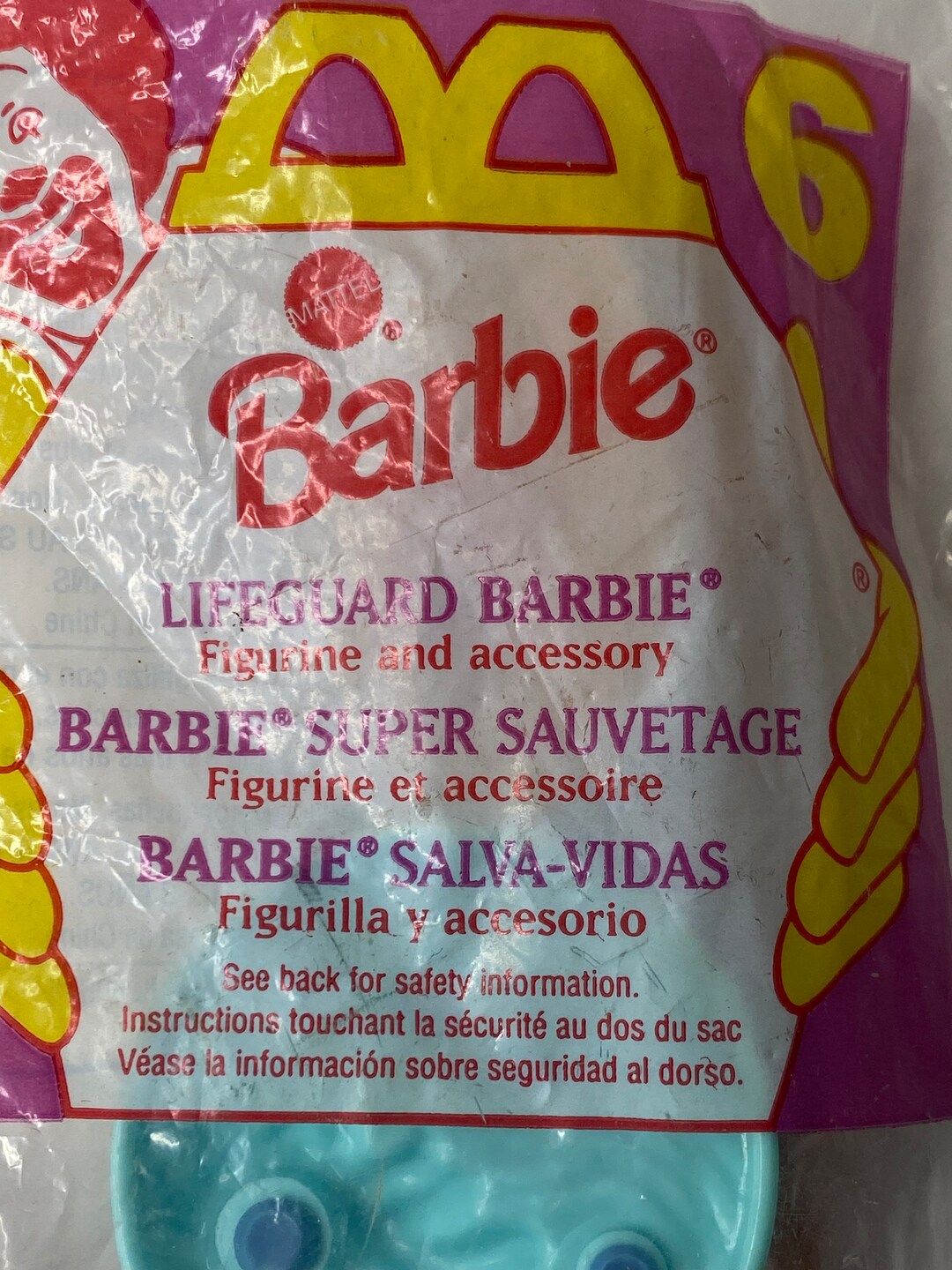 Mcdonalds Lifeguard Barbie Figurine Mattel 1994 New in Package - Etsy