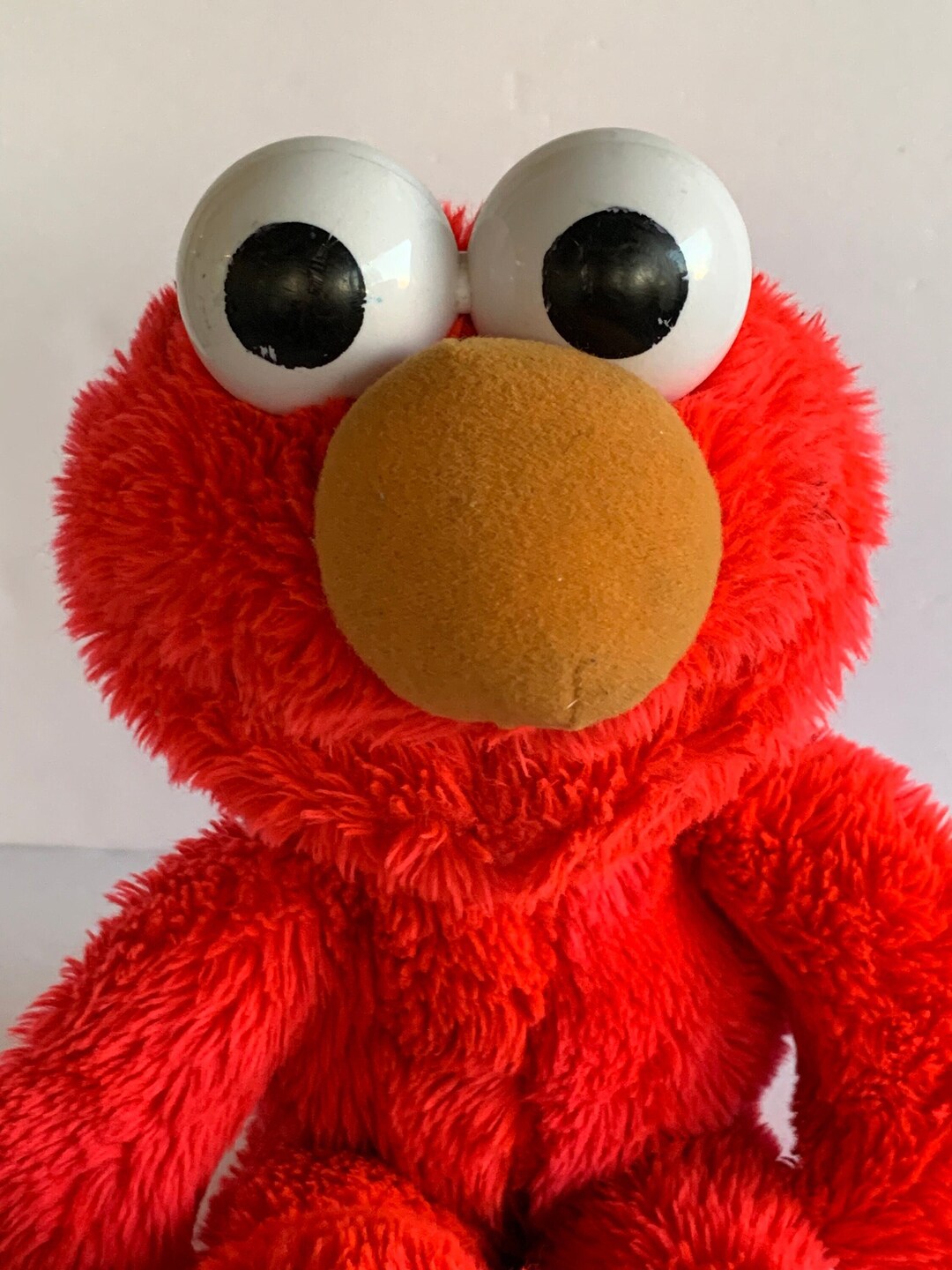 Sesame Street Plush Elmo Doll Muppets Hasbro 15" Tall 1995 Stuffed ...