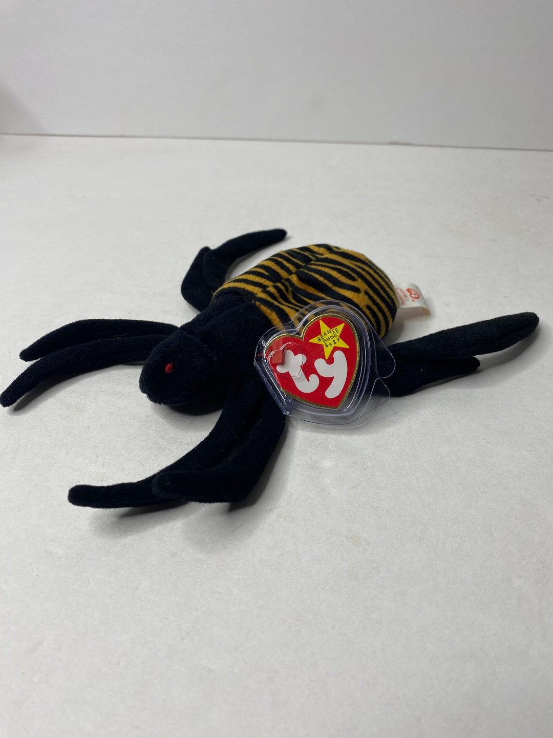 Ty Spinner the Spider Beanie Baby Plush Spider W/ Tags 5" Long Body ...