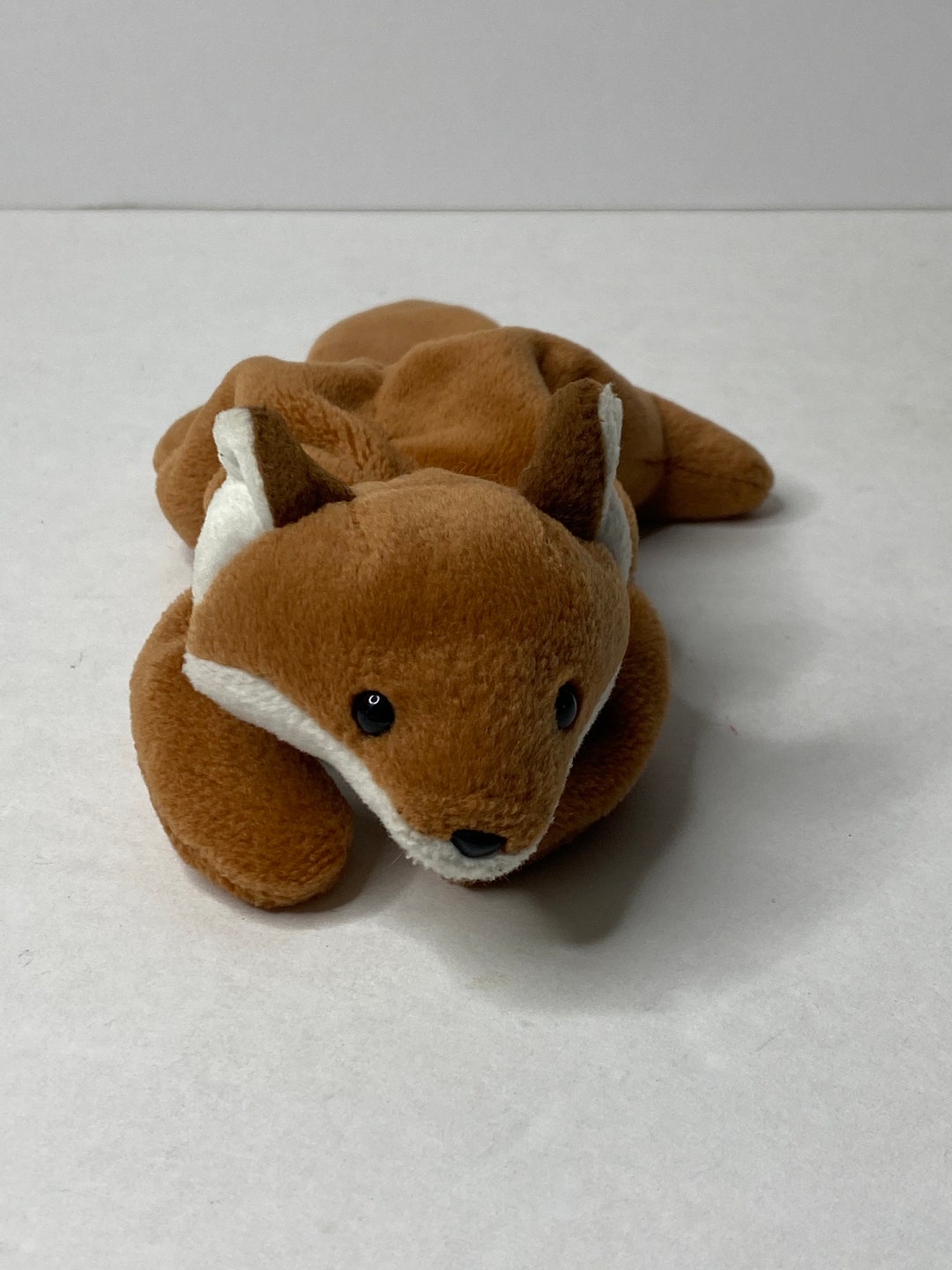 Ty Sly the Fox Beanie Babies Plush Fox White Belly 11" Long 1996 ...