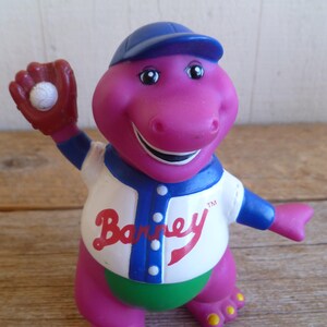 Vintage Baseball Barney Cake Topper Hard to Find - Etsy