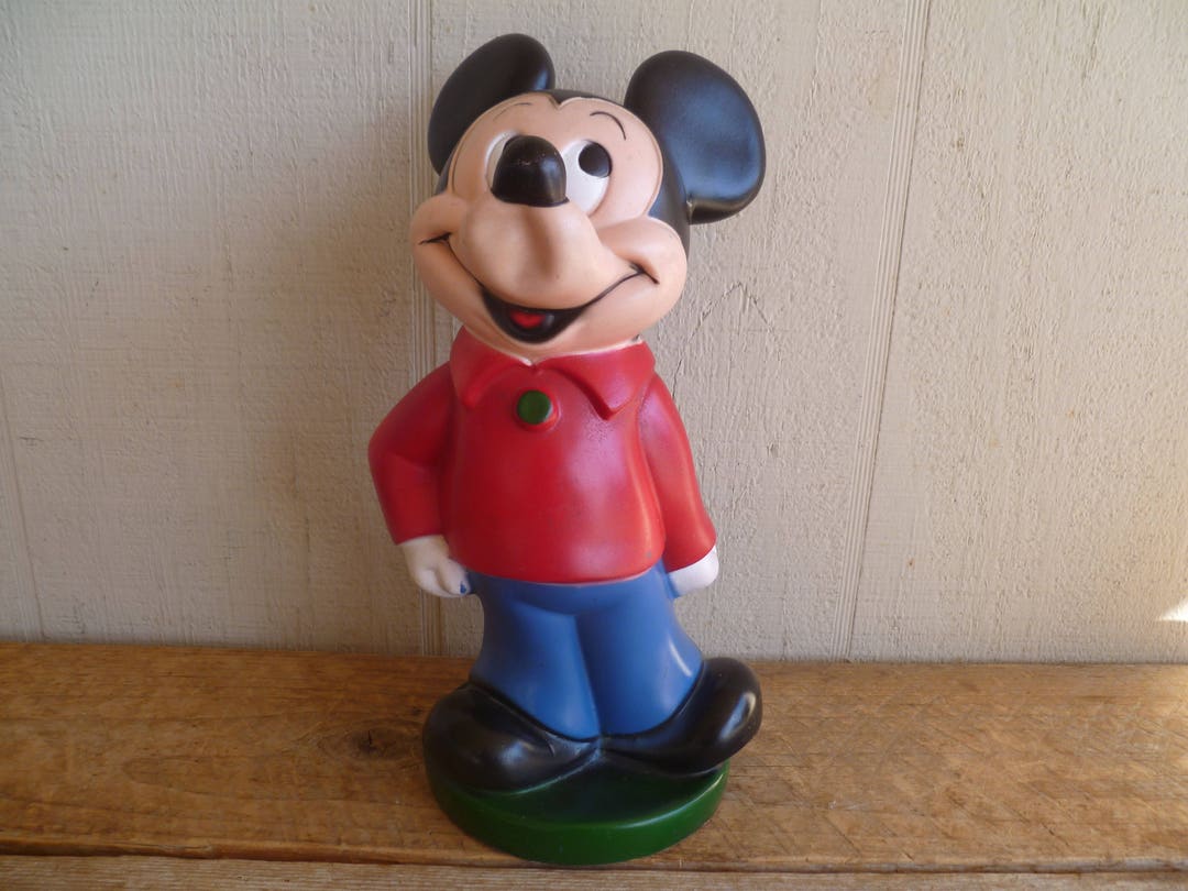 Disney Collectable Vinyl Mickey Mouse Bank - Etsy