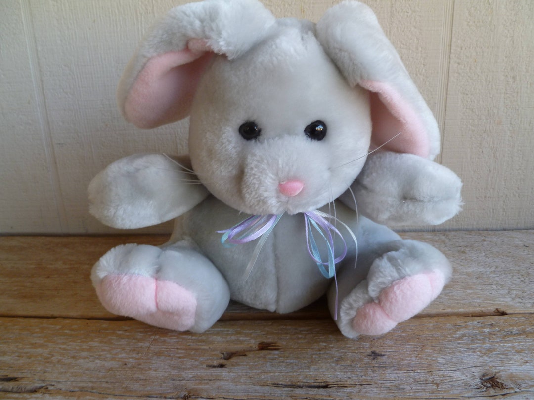 Commonwealth Plush Rabbit Bunny 9" Tall 1990 Stuffed Animal Toy - Etsy