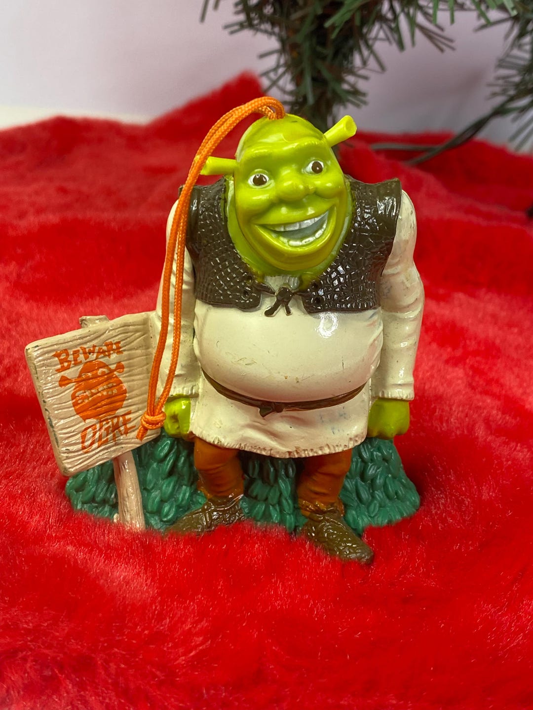 Shrek Christmas Ornament 3.5" Tall 2004 Carl's Jr Kids Meal Toy - Etsy