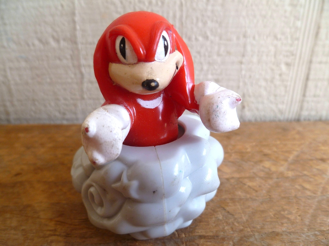 Sonic the Hedgehog "knuckles" Car 2" Tall 1993 Sega - Etsy