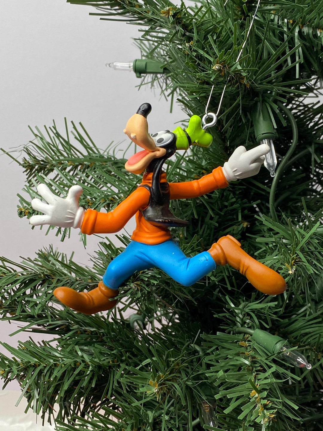 Disney Goofy Miniature Christmas Ornament Cake Topper 4.5" Tall - Etsy