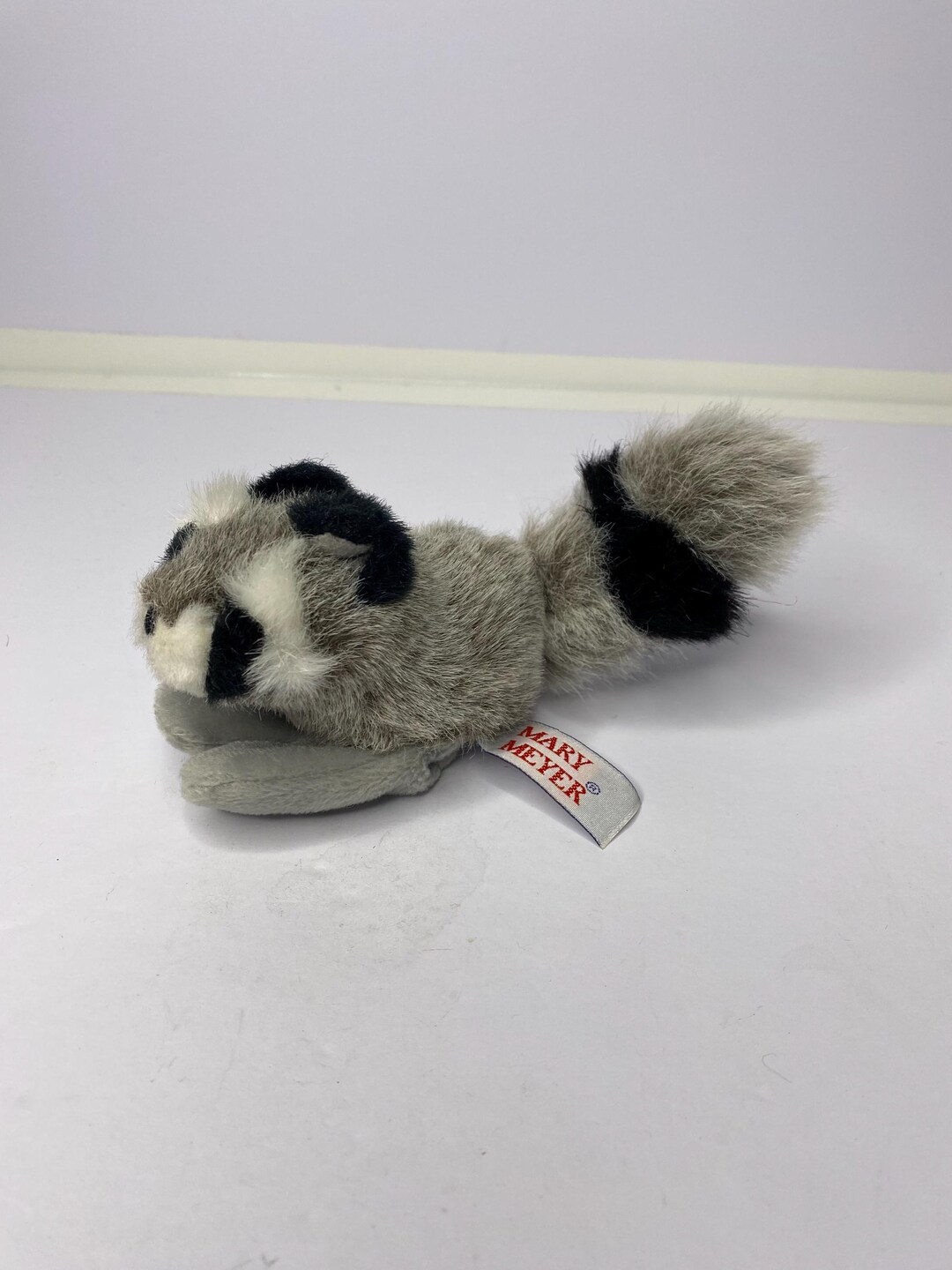 Mary Meyer Plush Racoon Walking Finger Puppet 8" Long 1995 Stuffed ...