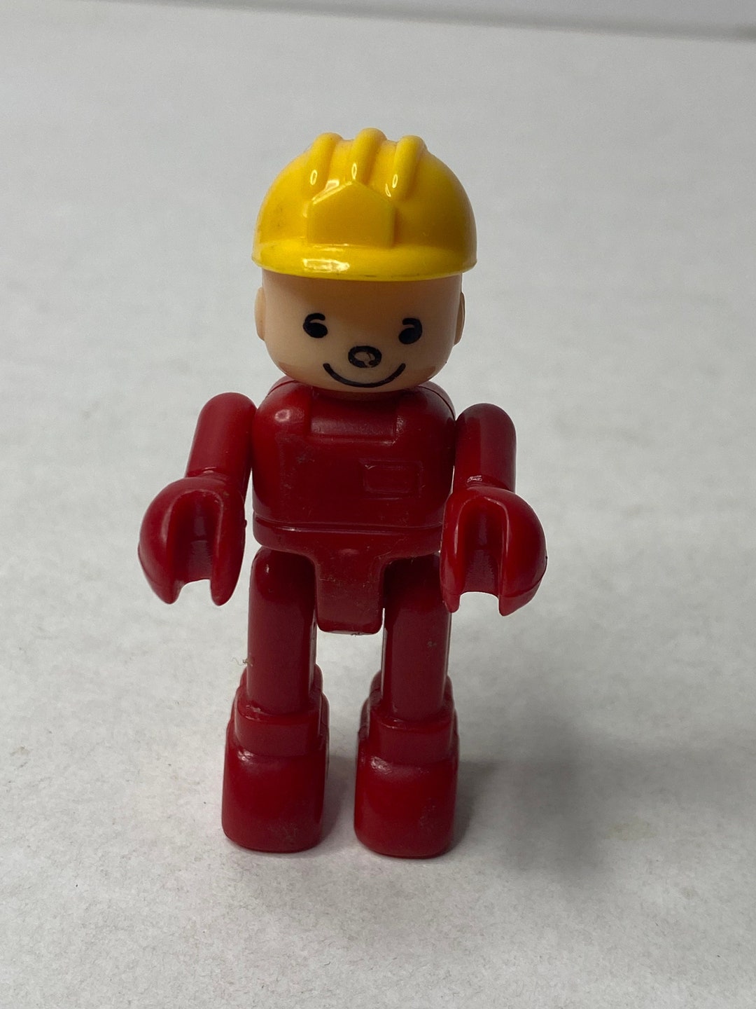 Playskool Little People Red Construction Worker Action Figure 2.5" Tall ...