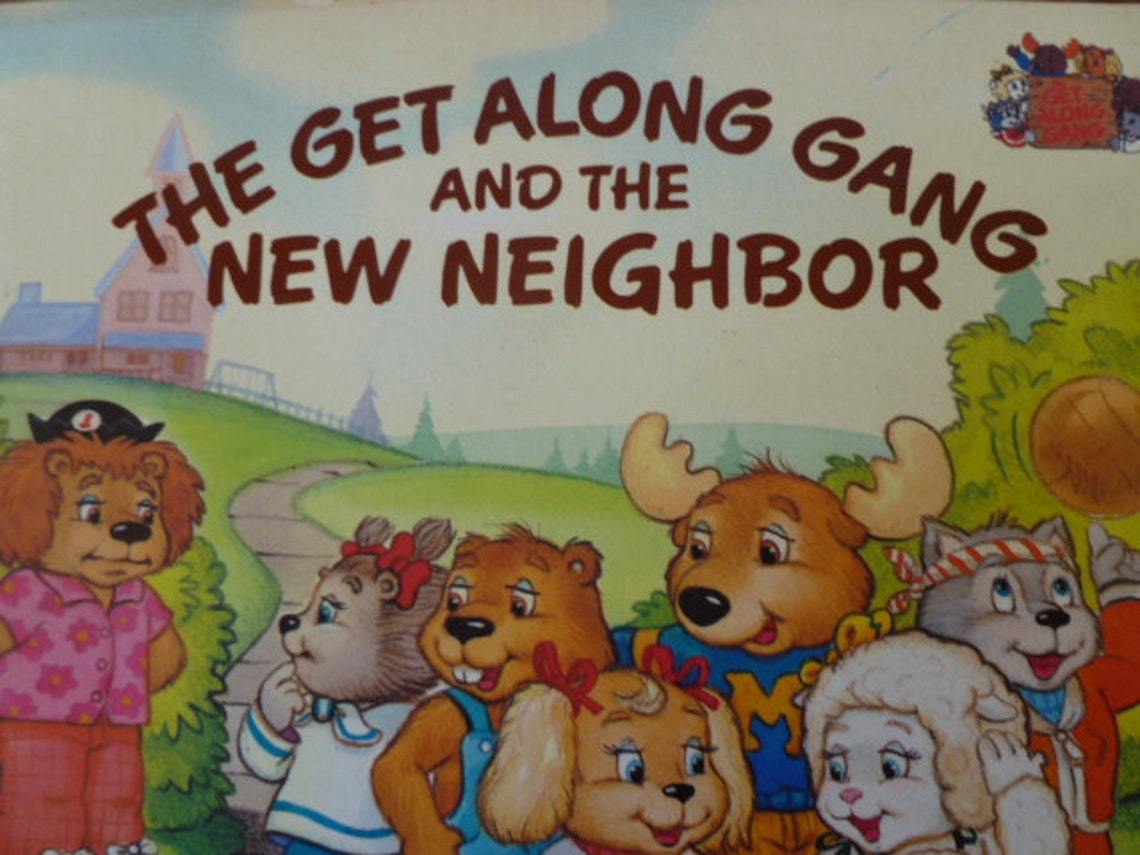 Vintage the Get Along Gang and the New Neighbor Book | Etsy