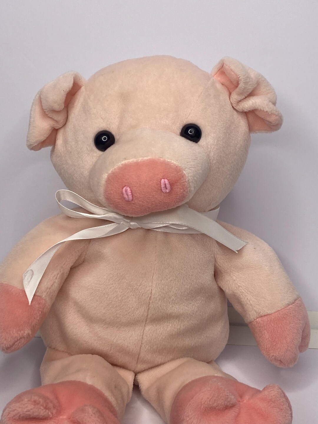 Kellytoy Pink Plush Pig Piggy 14" Tall Super Soft! Stuffed Animal Toy ...