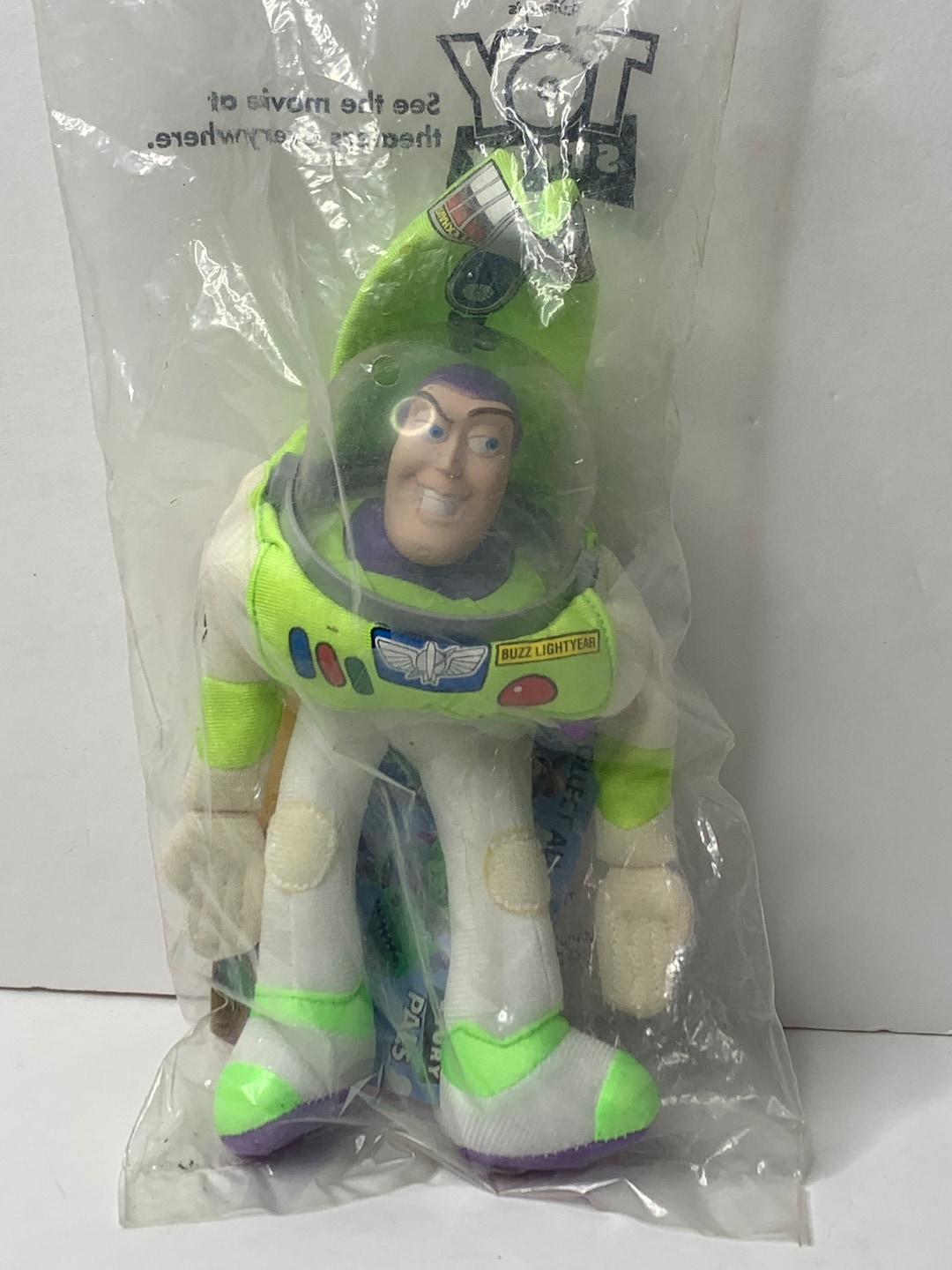 Toy Story "buzz Lightyear" Plush Puppet Doll Burger King NIP New - Etsy