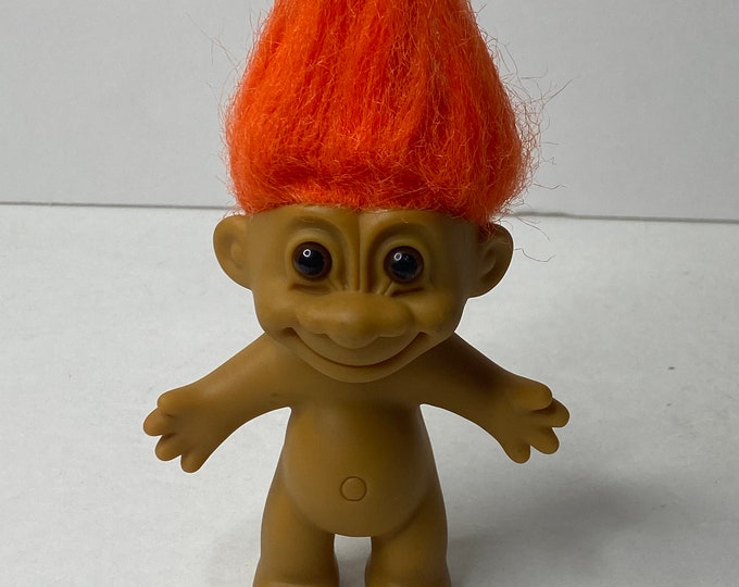 Troll Doll Vintage Russ Orange Hair Adorable 8" W/ Hair - Etsy