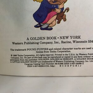 Tonka Pound Puppies Book "pick of the Litter" 1986 - Etsy