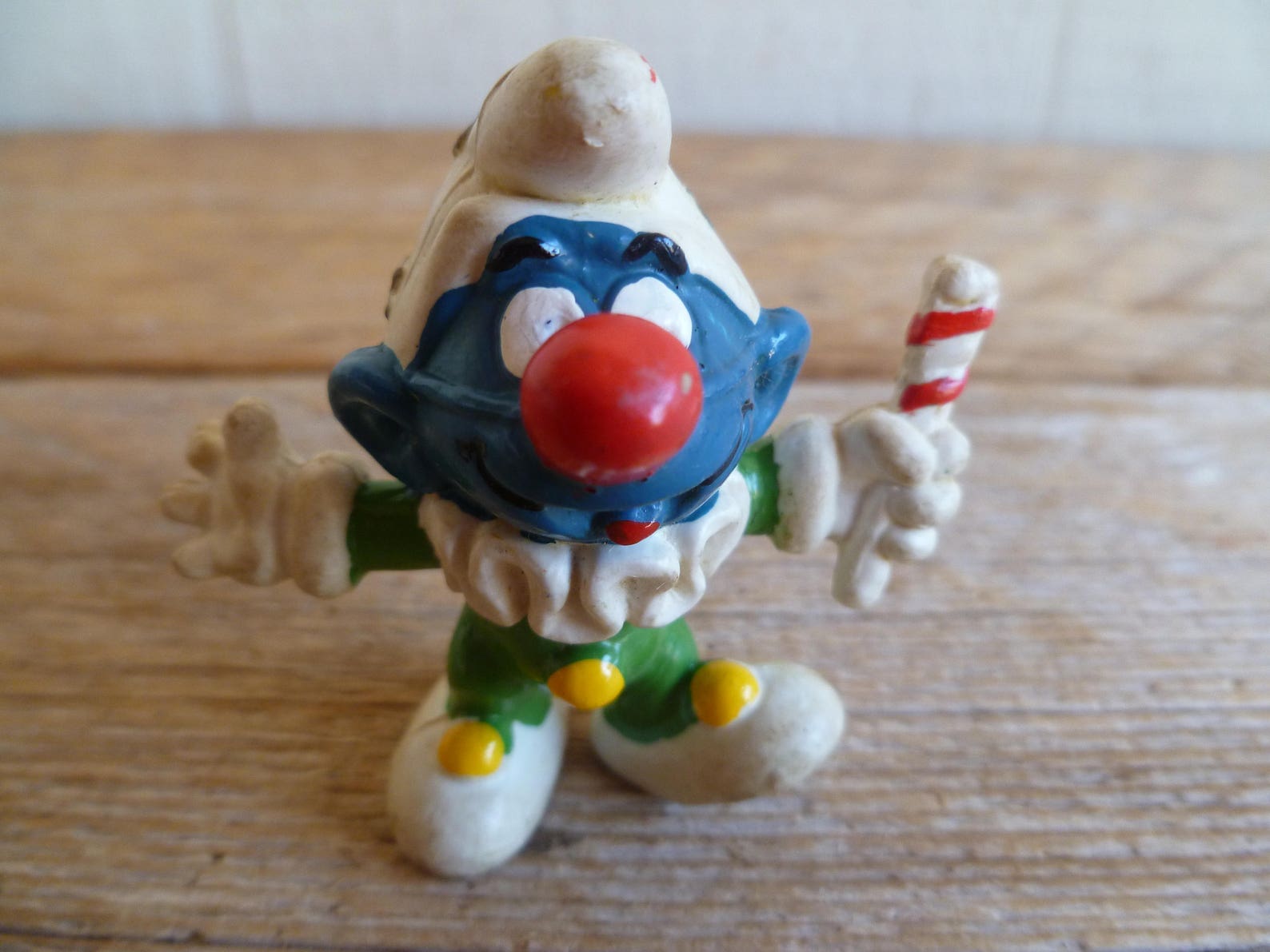 Smurf Clown Figurine Vintage PVC Cake Topper 1977 - Etsy