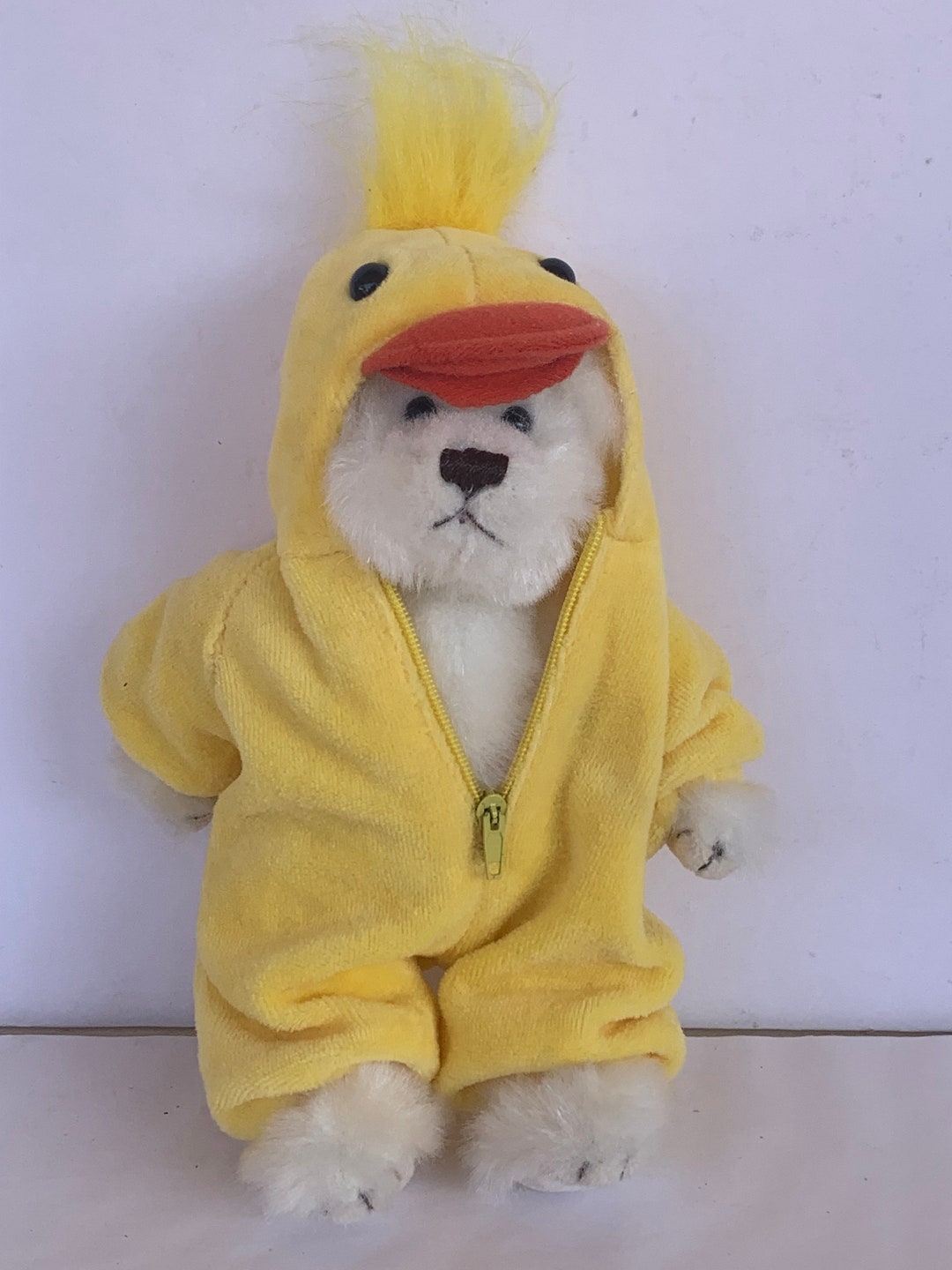 Unipak Plush Teddy Bear Duck Costume 9" Tall Stuffed Animal Toy - Etsy