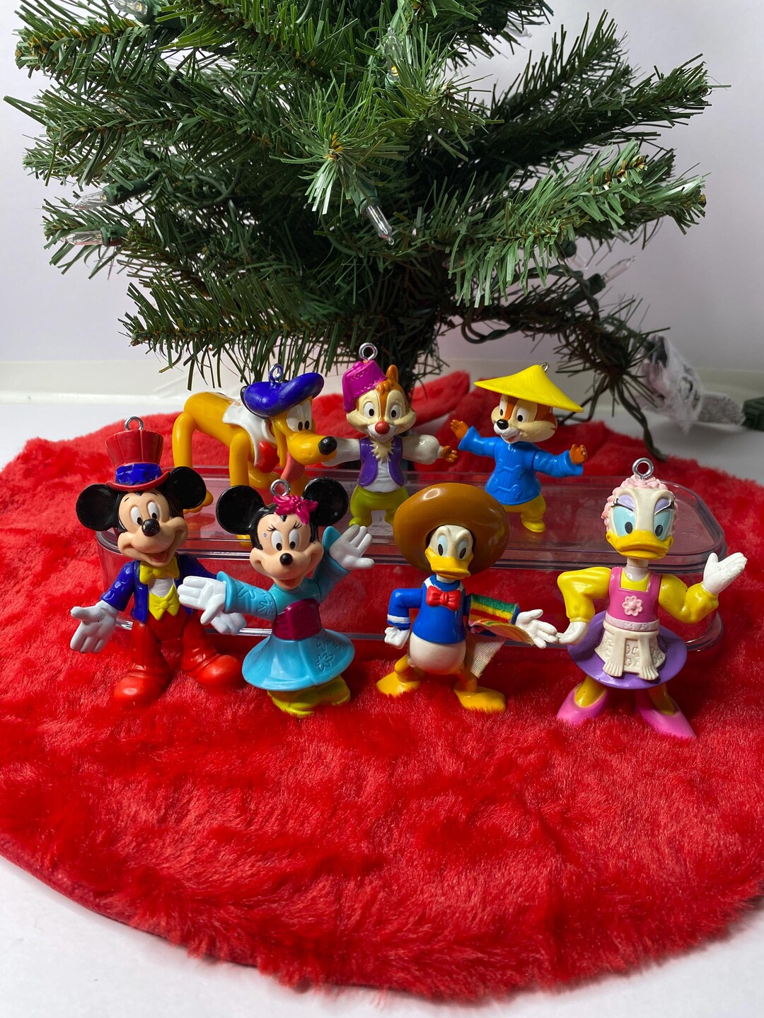 Mickey & Friends Epcot Center Disney Christmas Ornaments Cake Toppers ...