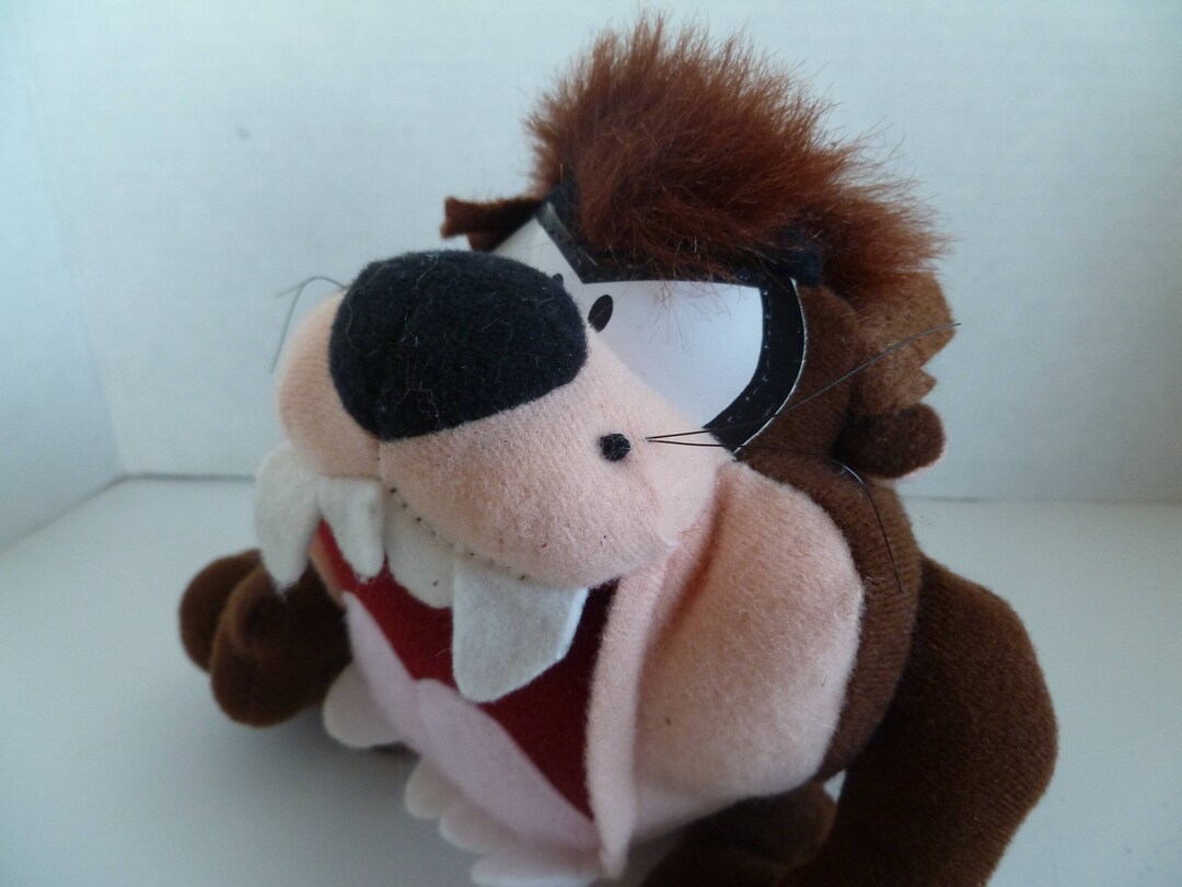 Looney Tunes Plush Tazmanian Devil Ace Novelty 8" Tall 1996 Stuffed Animal Toy - Etsy