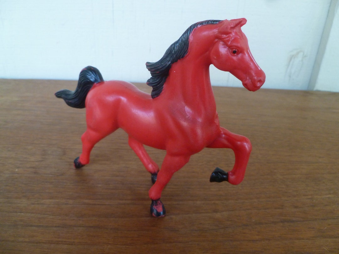 Imperial Plastic Horse Mare Filly Toy Figure Cake Topper 5.5" Tall 1975 ...