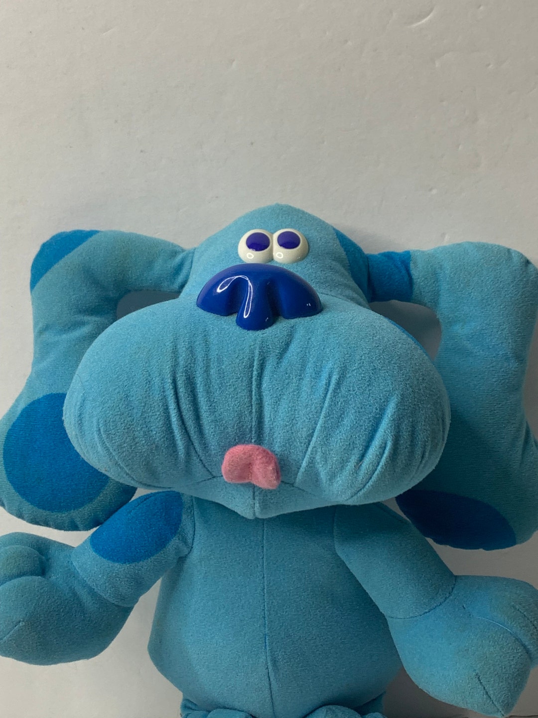 Blue's Clues Talking Plush Dog Tyco 12" Tall 1997 Works Stuffed Animal ...