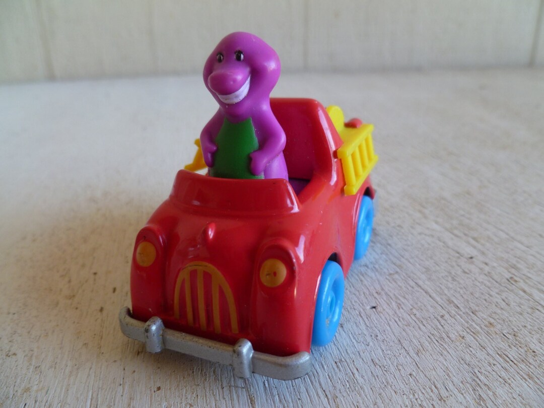 Barney Metal Car Fire Engine 2.25 Tall 1993 Hard to Find - Etsy