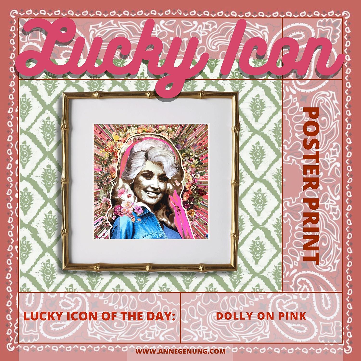Dolly on Pink Poster Print - Etsy