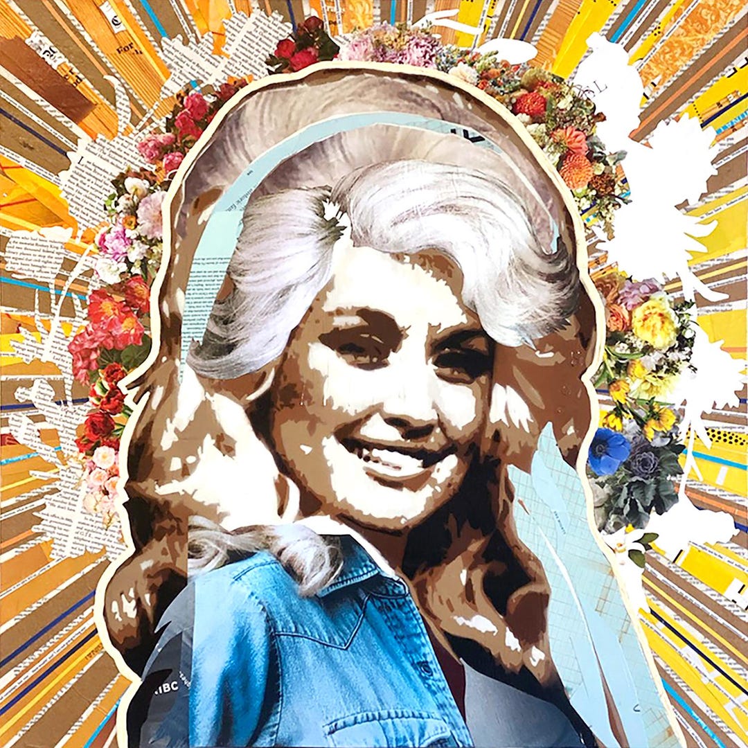 Dolly on Gold Poster Print - Etsy