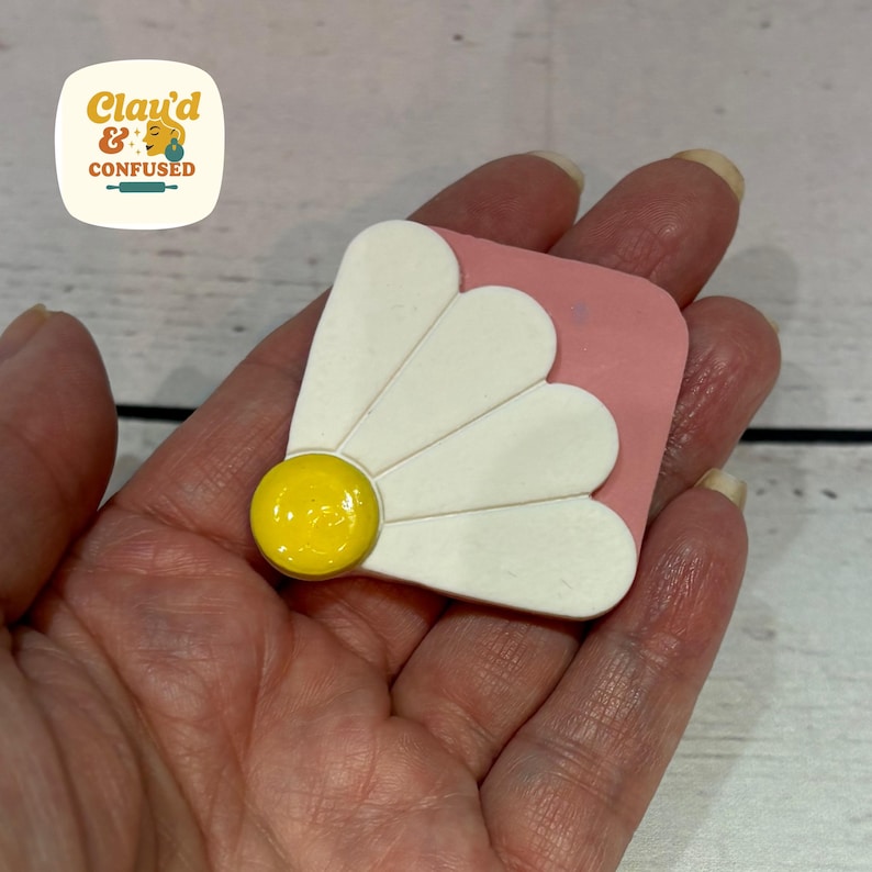 Flower Corner Bookmark Handmade in Polymer Clay - Etsy UK