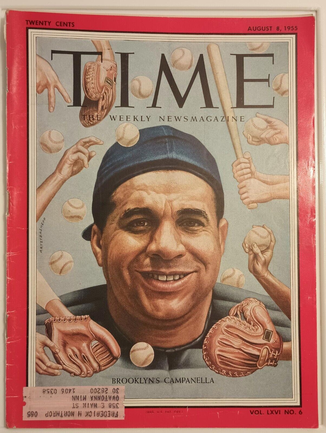 Time News Magazine August 8 1955 Brooklyns Campanella - Etsy