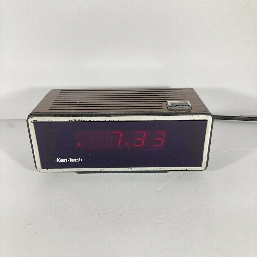 Vintage Ken-tech Digital Alarm Clock Model T 2090 - Etsy