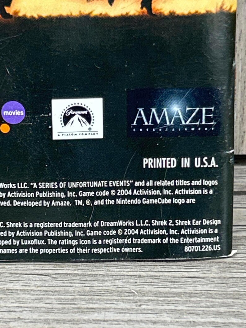 Shark Tale & Shrek 2 Nintendo Gamecube Games - Vintage Collection - Etsy