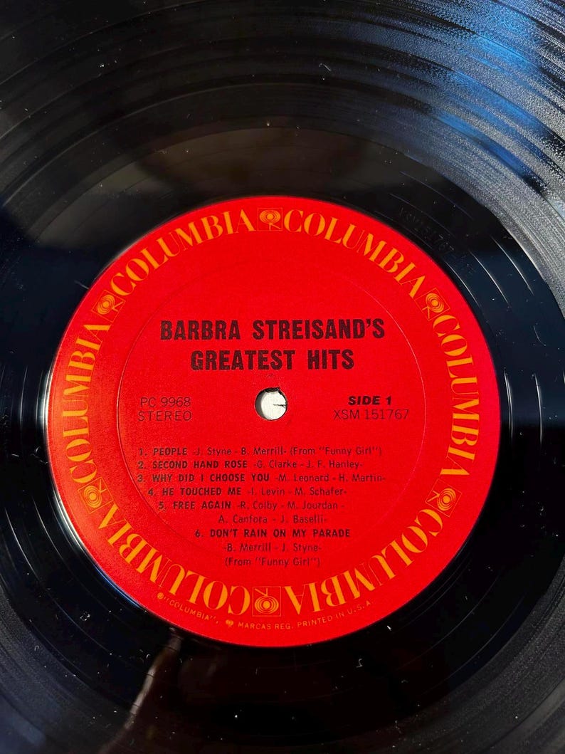 Barbra Streisand's Greatest Hits Schallplatte - Etsy.de