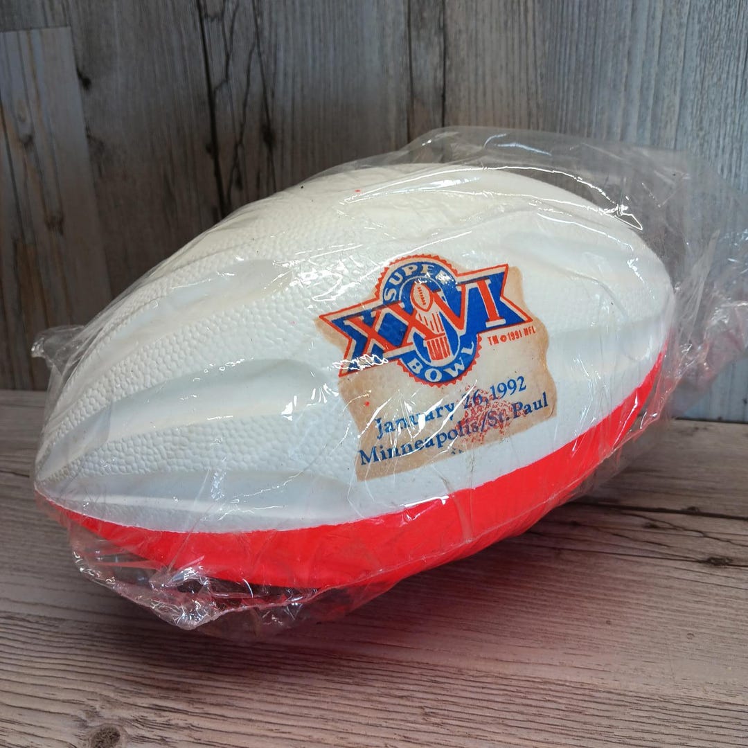 1992 Super Bowl XXVI Commemorative Football by Domino's Pizza - Etsy