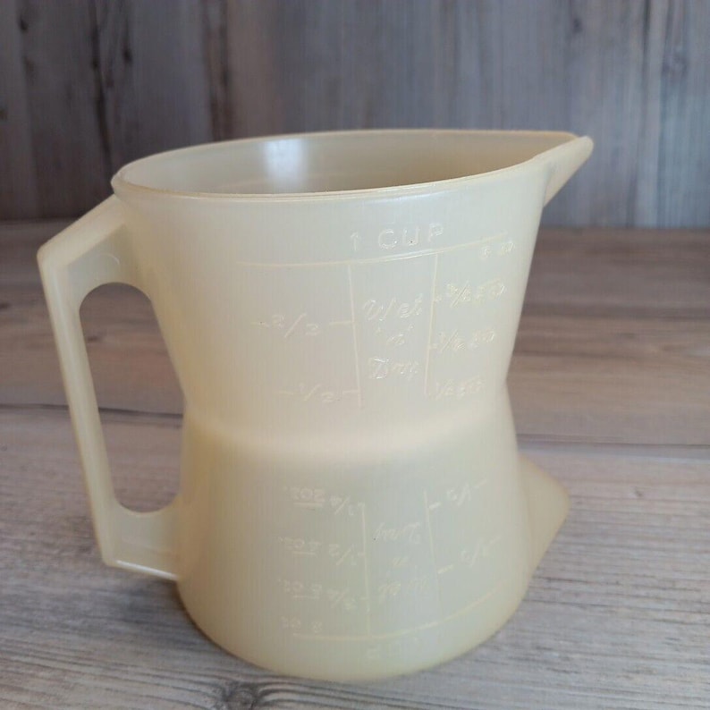 Vintage Measuring Cup With Measurements - Etsy