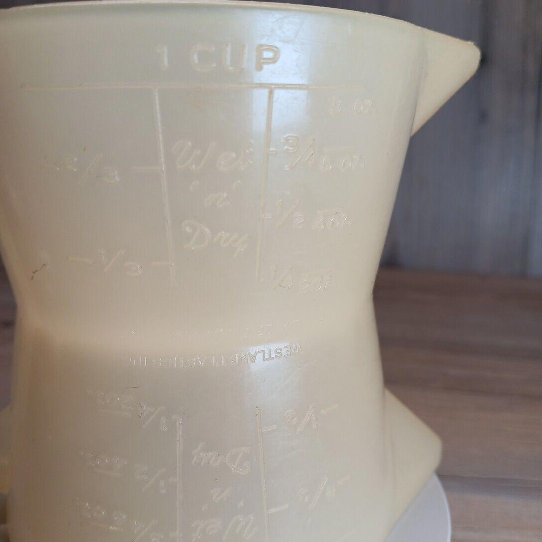 Vintage Measuring Cup With Measurements - Etsy