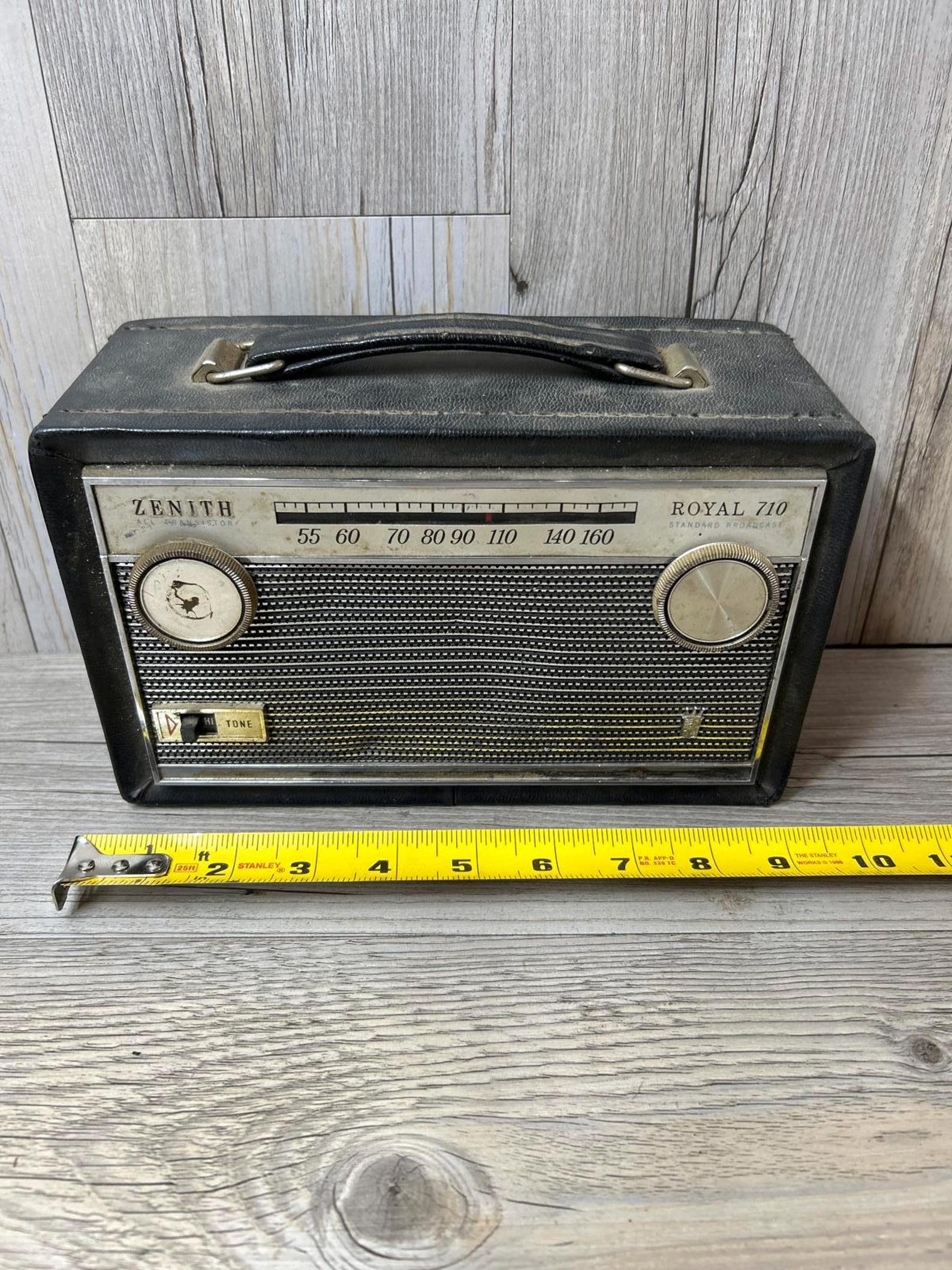 Zenith Royal 710 Radio - Vintage Portable Music Player - Etsy