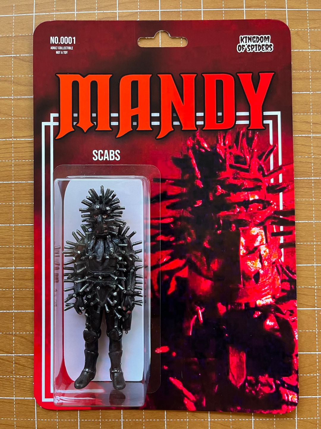 Mandy Black Skull Scabs Action Figure - Etsy