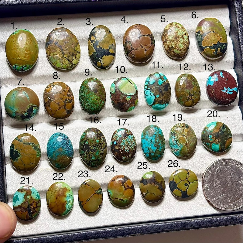 Turquoise Cabochon Hubei - Etsy